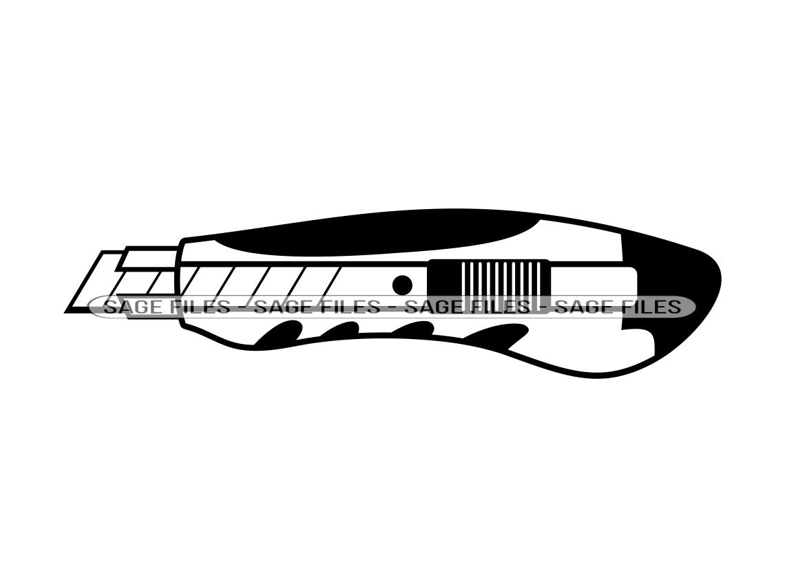 Box Cutter 3 SVG Handyman Svg Tools Svg Box Cutter - Etsy México