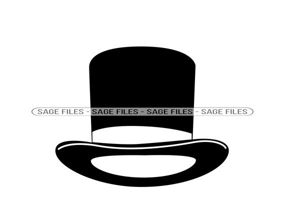 Top Hat 5 SVG Top Hat Svg Hat SVG Retro Hat Svg Hat - Etsy