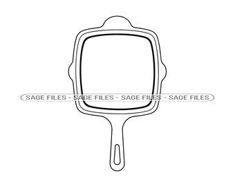 Iron Skillet Clipart - Etsy