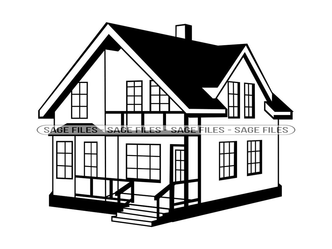 House 8 SVG, House Svg, Home Svg, Real Estate Svg, House Clipart, House ...