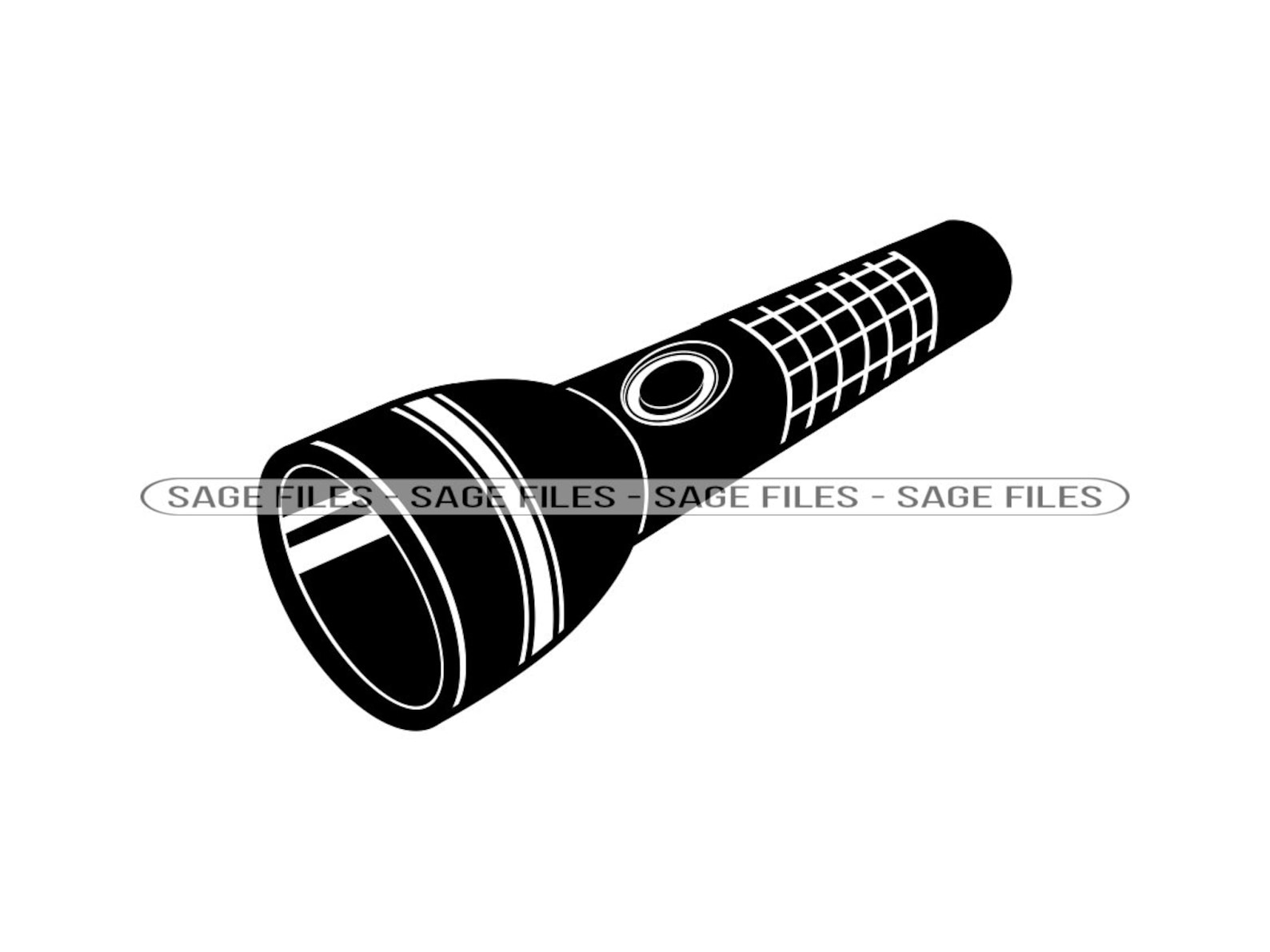 Flashlight SVG, Flashlight Clipart, Flashlight Files for Cricut ...