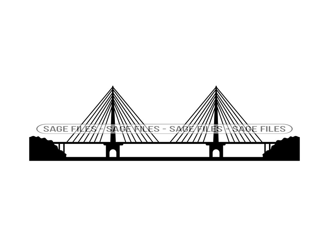 Bridge 6 SVG, Bridge SVG, Bridge Clipart, Bridge Files for Cricut ...