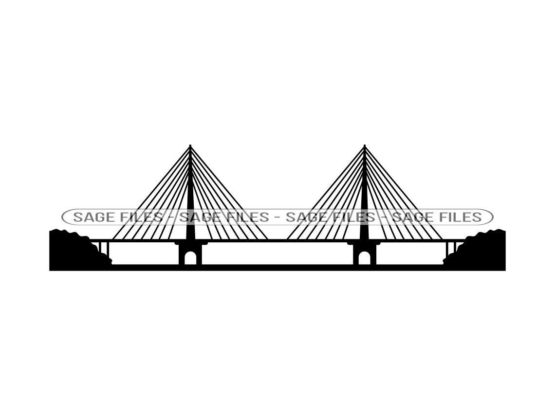 Bridge 6 SVG, Bridge SVG, Bridge Clipart, Bridge Files for Cricut ...