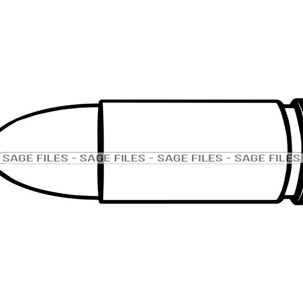 9mm Ammo Svg - Etsy