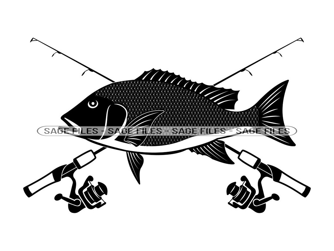 Snapper Fishing SVG, Fishing Logo Svg, Fish Svg, Fishing Clipart ...