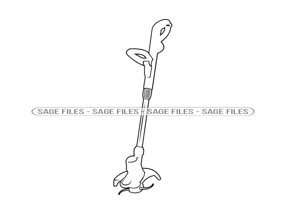 Landscape Edger Outline SVG Gardening Svg Landscaping Svg - Etsy