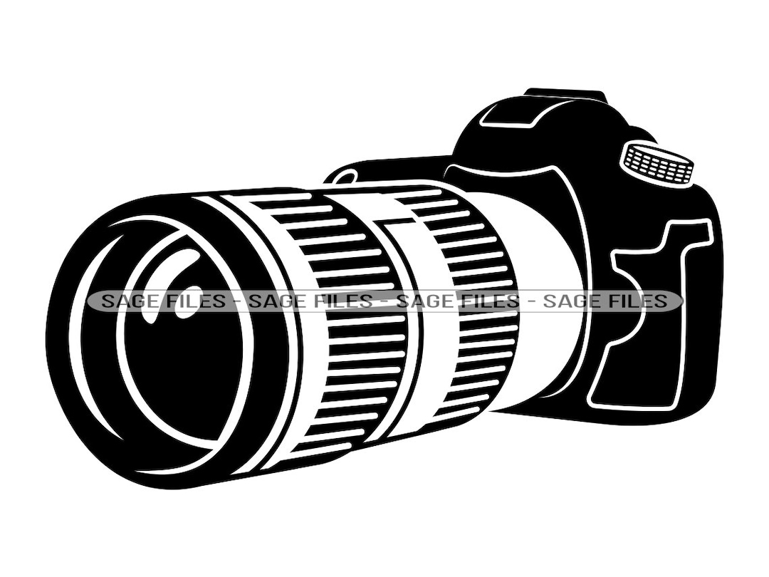 Long Focus Lens Camera SVG, Photography Svg, Photo Camera, Camera ...