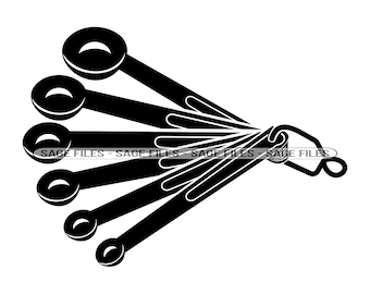 Measuring Spoons Svg - Etsy