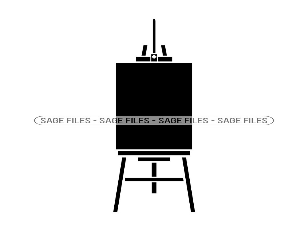 Easel 8 SVG, Easel SVG, Painting Stand Svg, Easel Clipart, Easel Files ...