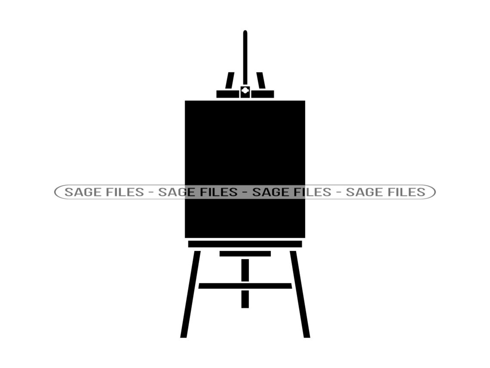 Easel 8 SVG, Easel SVG, Painting Stand Svg, Easel Clipart, Easel Files ...
