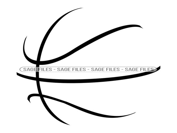Basketball Stripes SVG Basketball Svg Basketball Clipart - Etsy