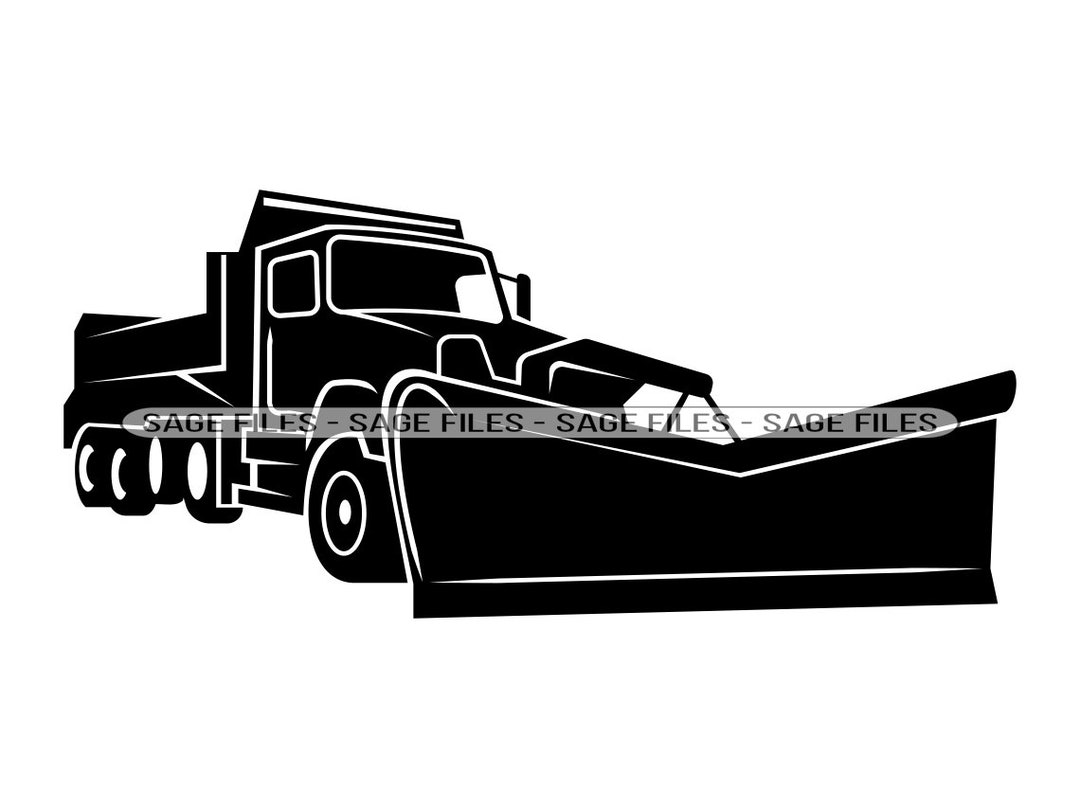 Snow Truck #4 SVG, Snowplow SVG, Snow Svg, Winter Svg, Snow Truck ...