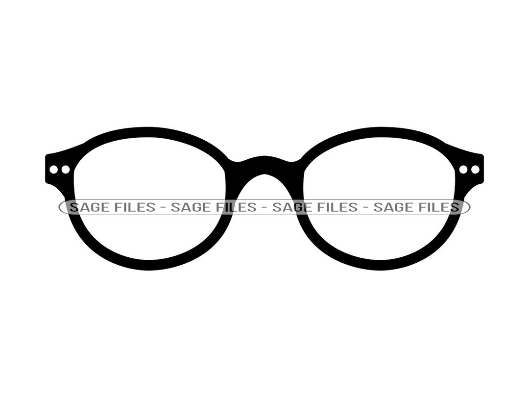 Glasses 12 SVG, Glasses SVG, Eye Glasses Svg, Glasses Clipart, Glasses ...