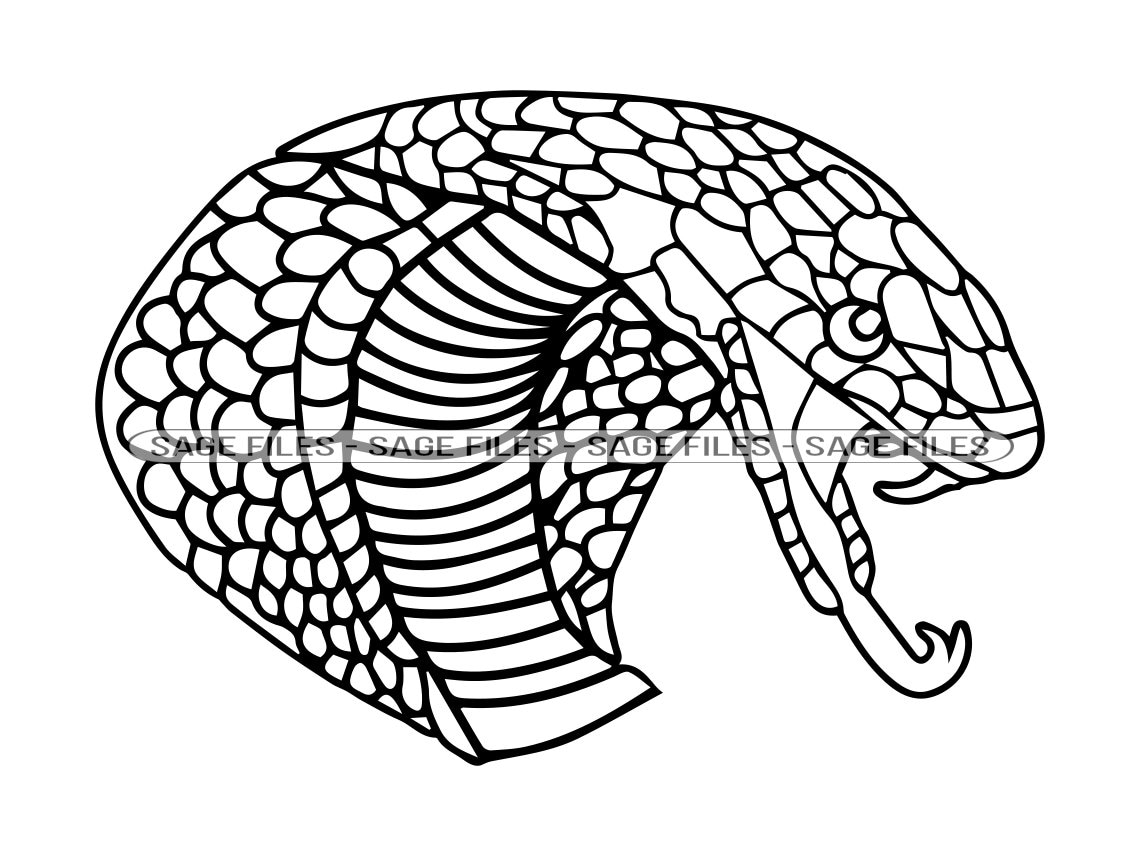 Cobra Head SVG Cobra SVG Snake Svg Cobra Clipart Cobra - Etsy España