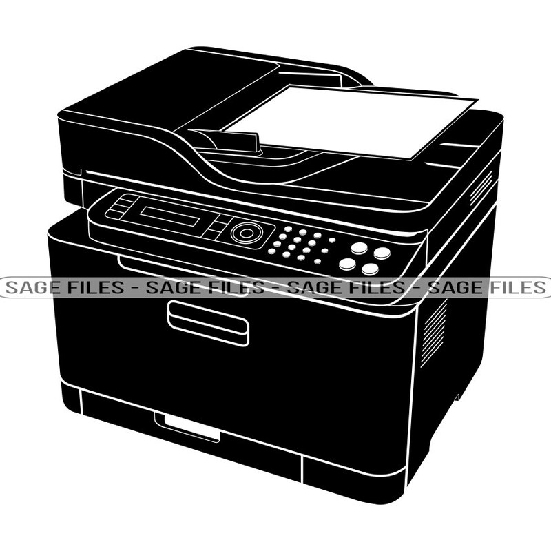Office Printer Svg - Etsy