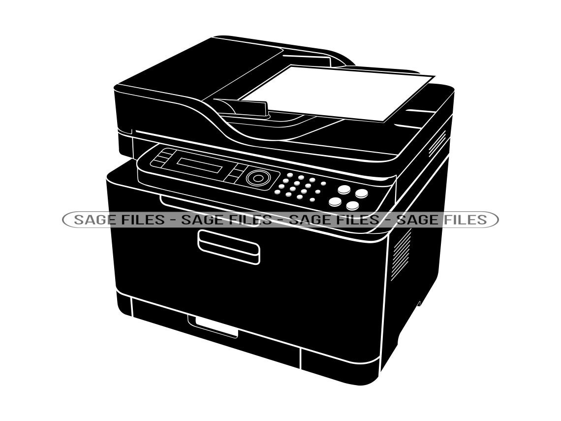 Printer SVG Printing Svg Office Svg Printer Clipart - Etsy