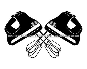 Hand Mixer Logo Svg - Etsy
