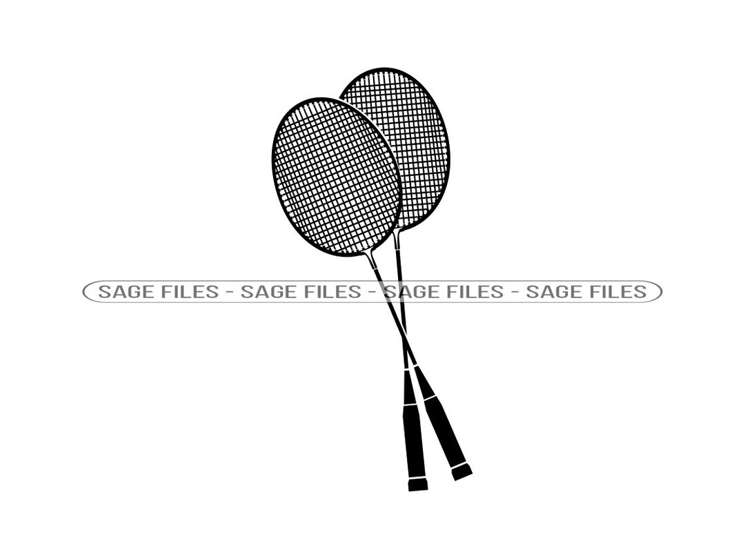 Badminton 4 Svg, Badminton SVG, Badminton Clipart, Badminton Files for ...