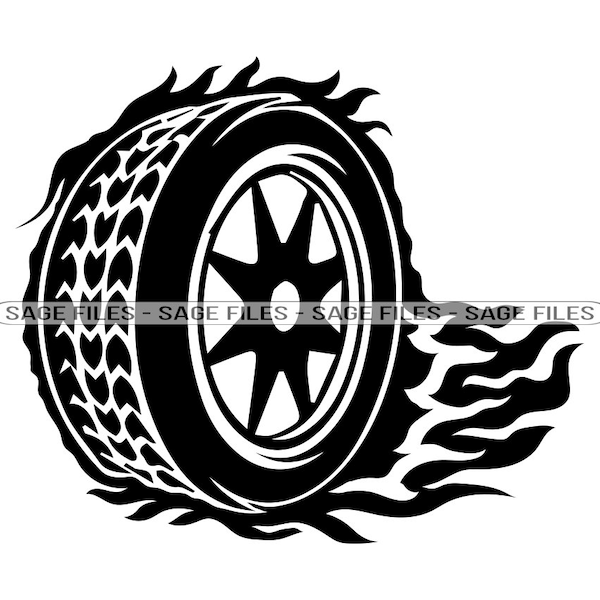 Racing Wheel Svg - Etsy