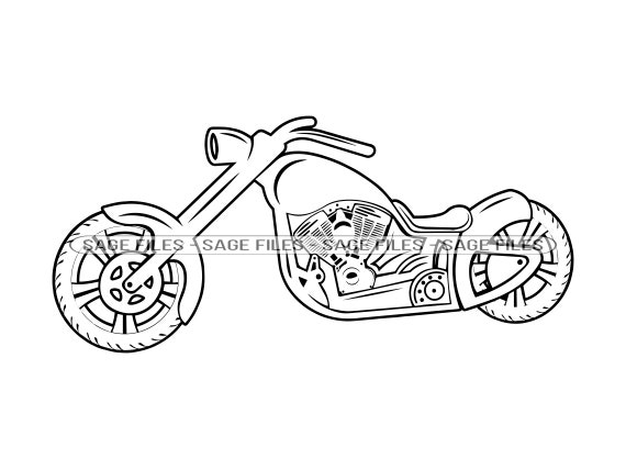 Motorcycle Outline 20 SVG Motorcycle SVG Motor Bike Svg - Etsy Canada