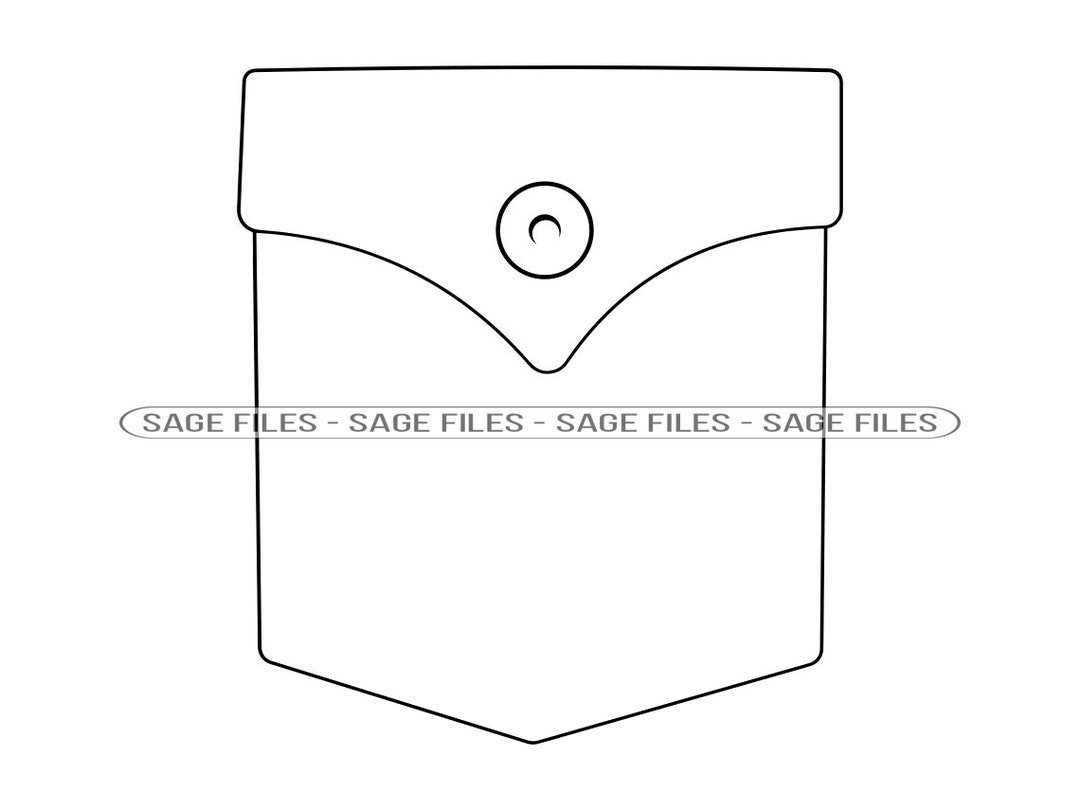 Pocket Outline SVG, Pocket SVG, Jeans Pocket SVG, Pocket Clipart ...