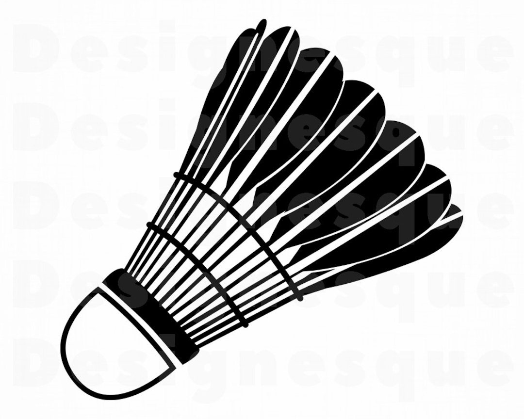 Badminton Birdie #4 SVG, Badminton Svg, Badminton Clipart, Badminton ...