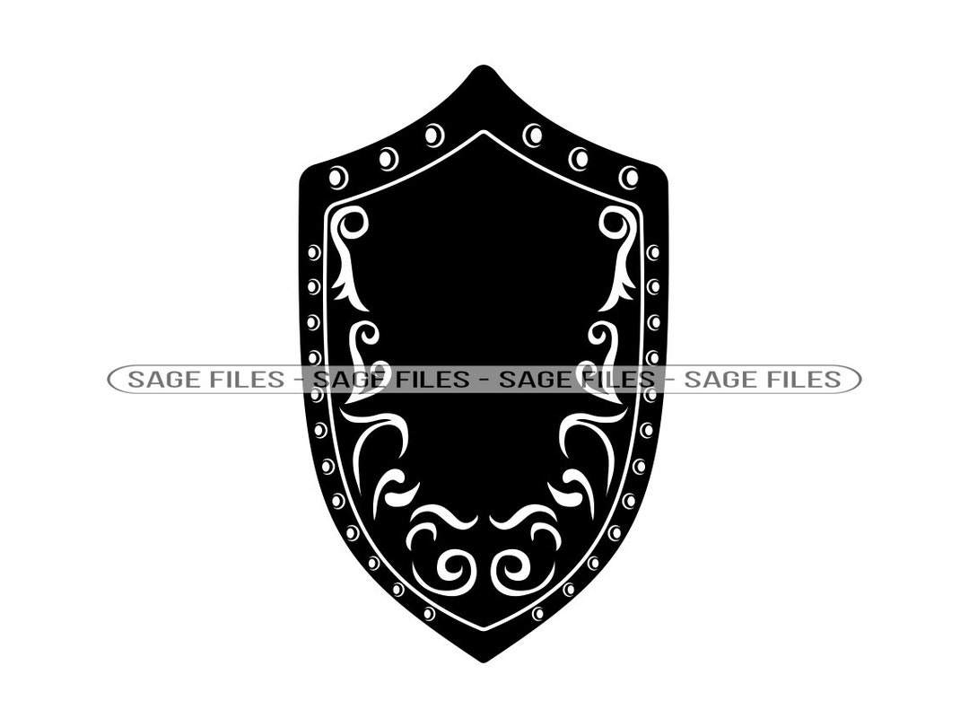 Decorative Shield SVG, Shield SVG, Shield Clipart, Shield Files for ...