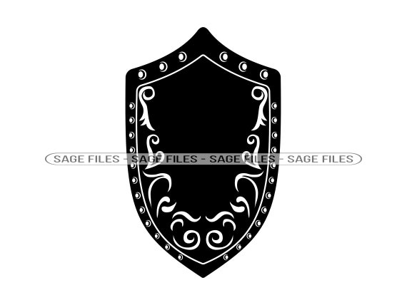 Decorative Shield SVG Shield SVG Shield Clipart Shield - Etsy