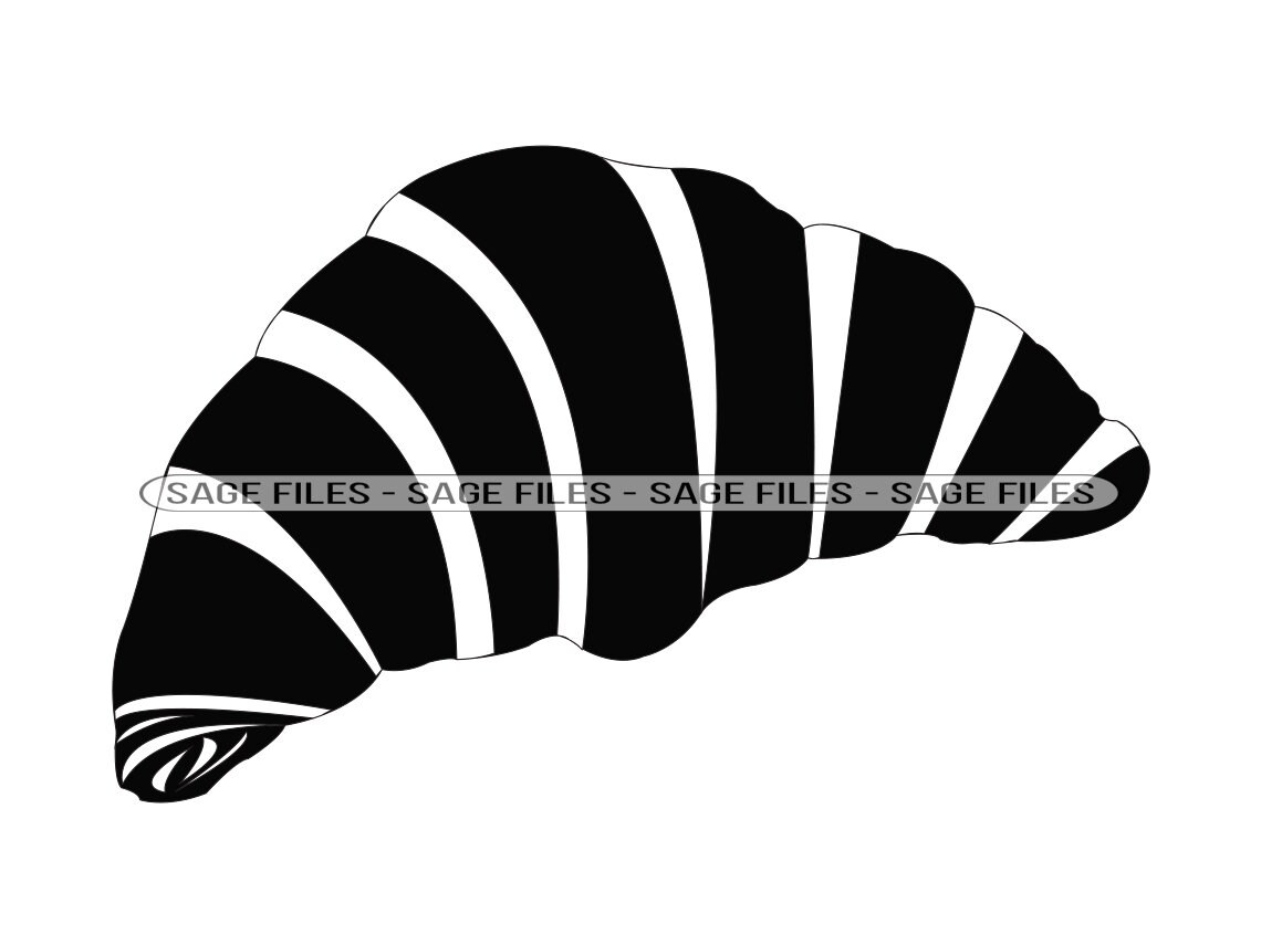 Croissant 2 SVG Croissant Svg Pastry SVG Croissant - Etsy