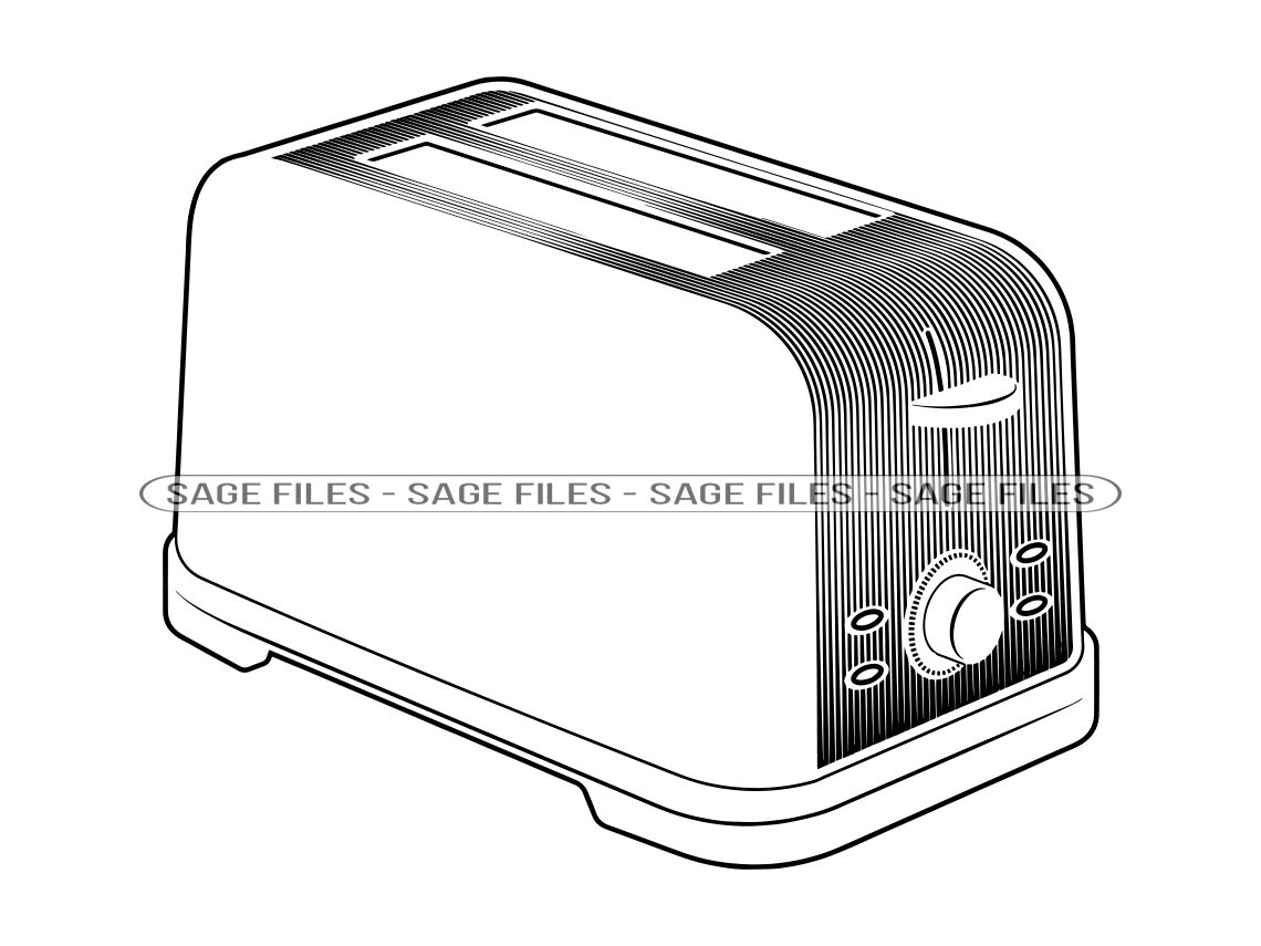 Toaster Outline SVG Toaster SVG Toast Svg Breakfast Svg - Etsy Singapore