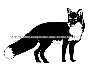 FOX SVG PNG - Etsy