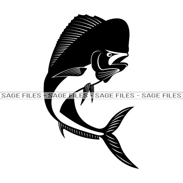 Mahi Mahi Dxf - Etsy