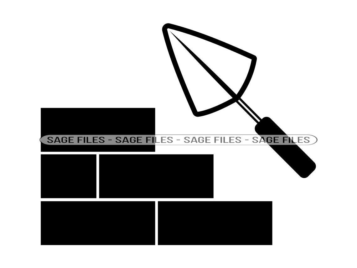 Masonry Logo Svg Builder SVG Mason Svg Brickwork Svg - Etsy UK