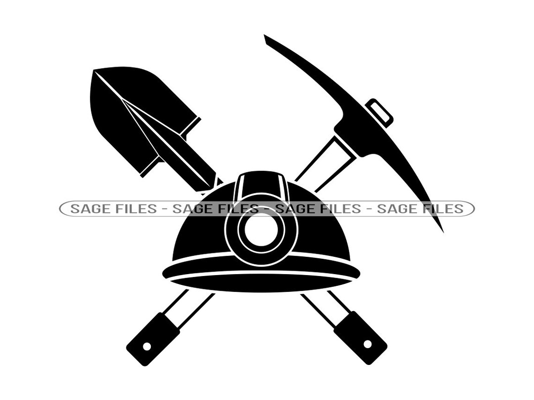 Mining Logo #5 SVG, Mining Svg, Pickaxe Svg, Mining Clipart, Mining ...