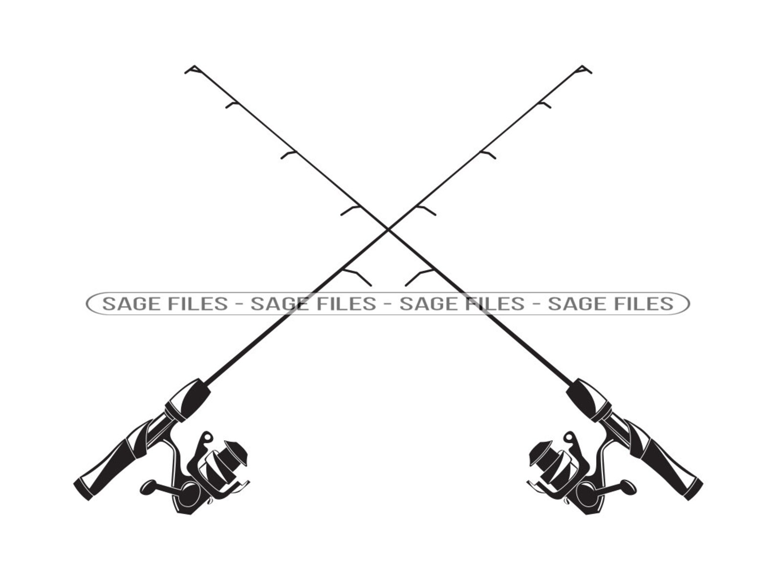 Fishing Rod Logo 4 SVG Fishing Rod Svg Fishing Svg Fishing - Etsy
