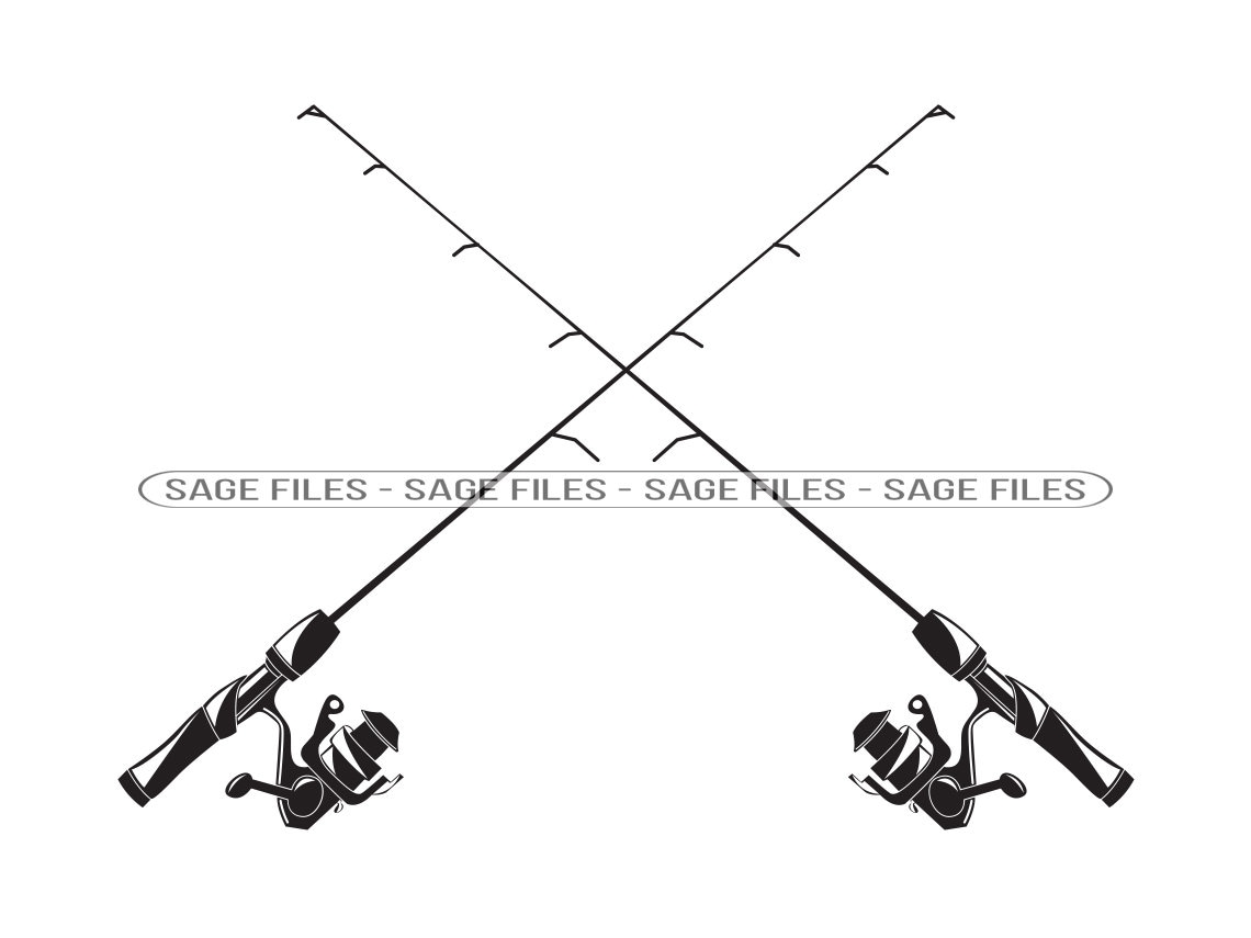 Fishing Rod Logo 4 SVG Fishing Rod Svg Fishing Svg Fishing - Etsy