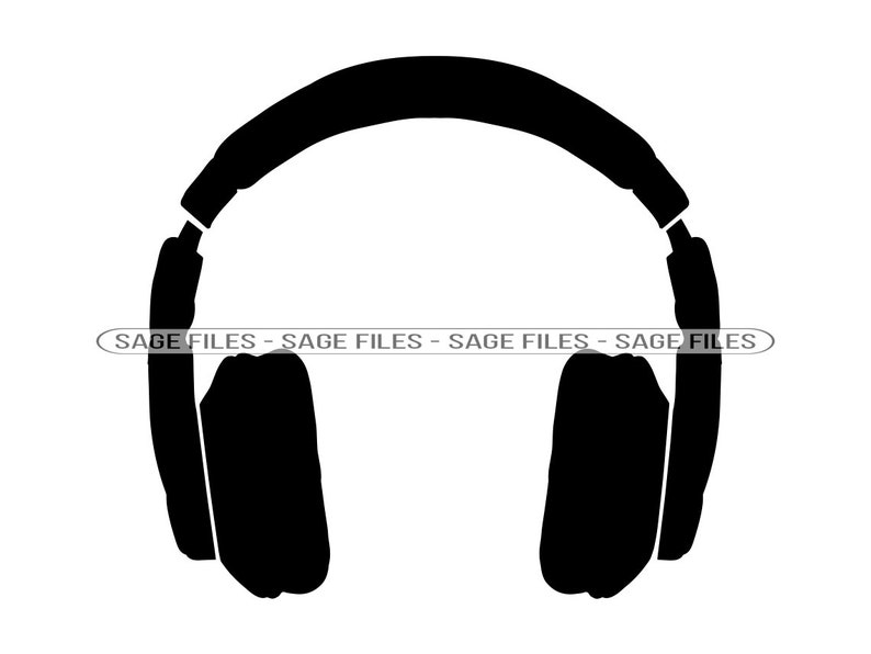 Headphones 5 SVG, Headphones SVG, Headset, Headphones Clipart ...