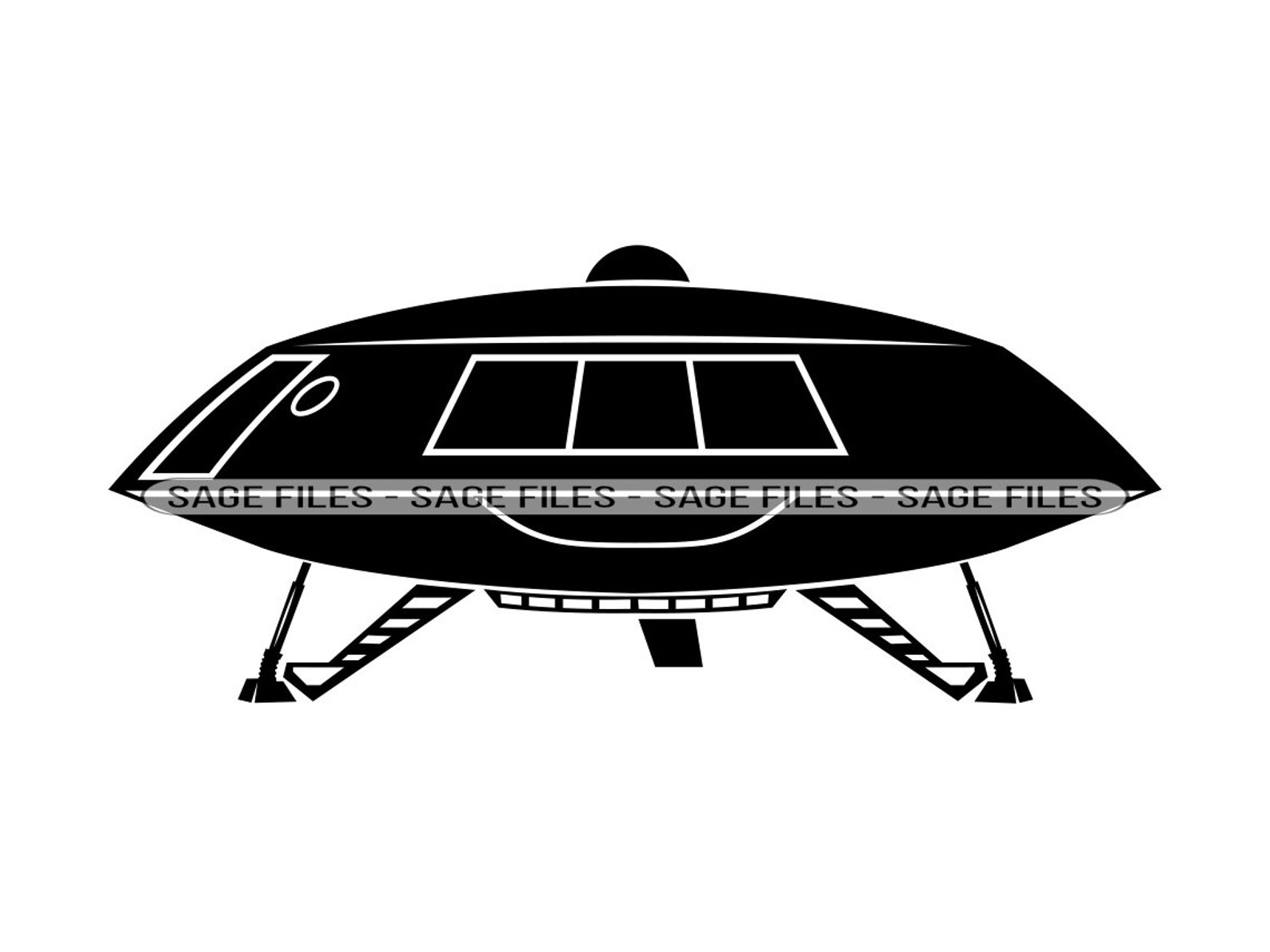 UFO 6 Svg UFO Svg Alien Svg Spaceship Svg Ufo Clipart - Etsy