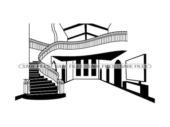 Mansion Interior SVG Luxury Home Svg House Svg Real Estate - Etsy México