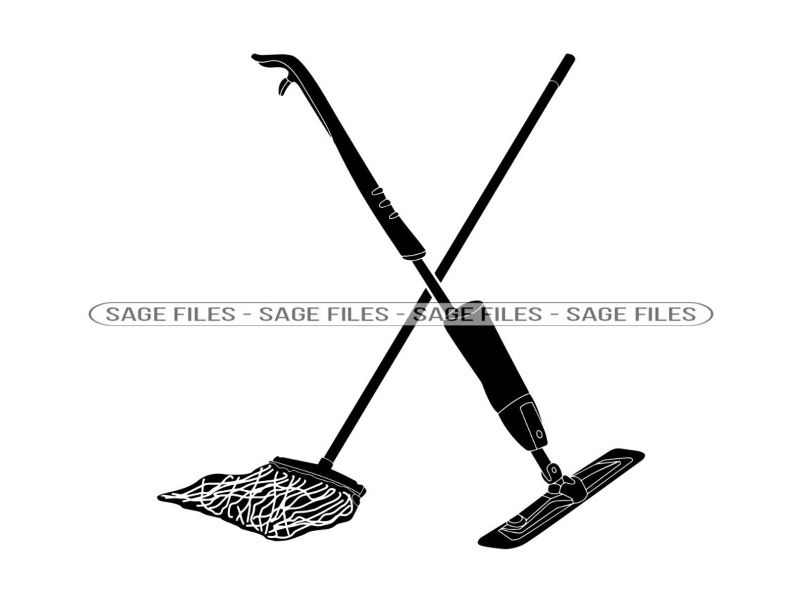 Cleaning Logo 9 SVG, Cleaning Service Svg, Cleaning Svg, Floor Mop SVG ...