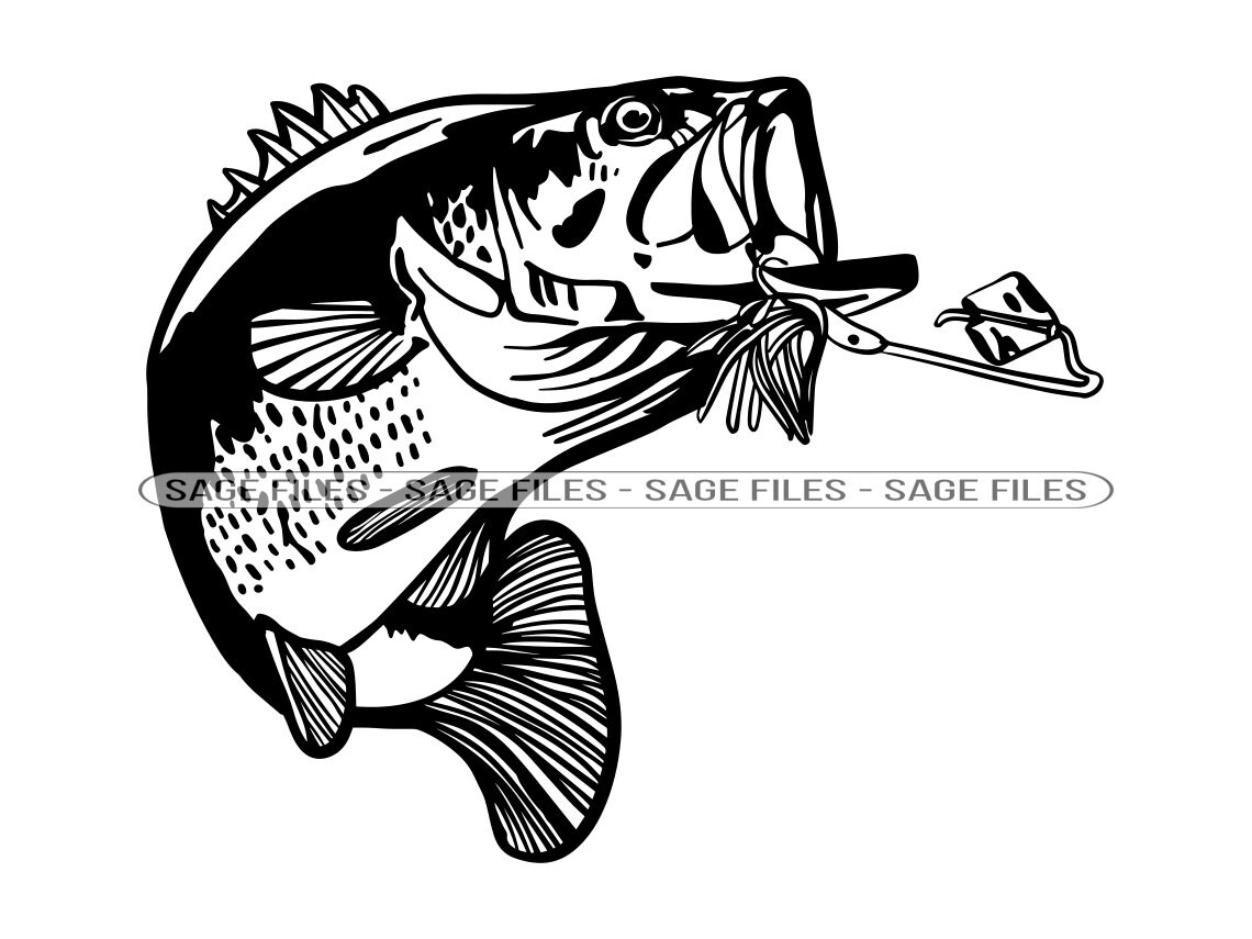 Bass Fishing 7 Svg Fishing Svg Fish Svg Fishing Cut Files - Etsy