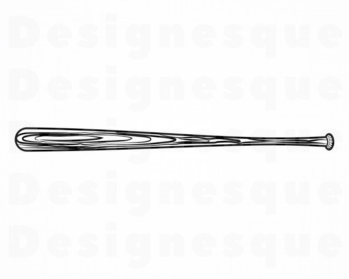 Baseball Bat SVG Baseball Bat Clipart Baseball Bat Files for - Etsy