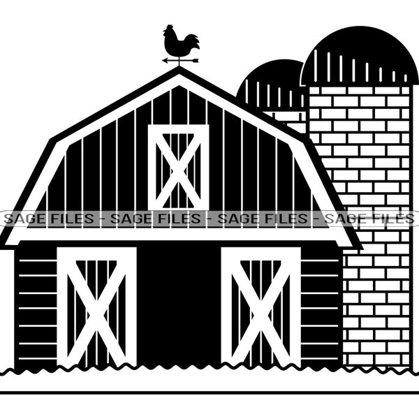 Barn Dxf - Etsy