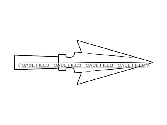 Arrowhead Outline SVG Arrow Svg Archery Svg Arrowhead - Etsy