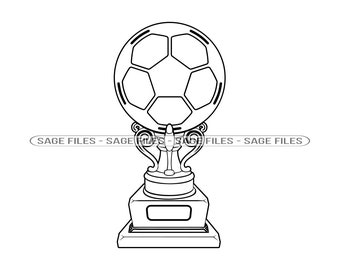 Football Trophy Coloring Pages
