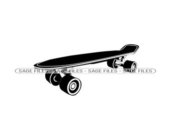 Skateboard SVG, Skateboarding Svg, Skateboard Clipart, Skateboard Files ...