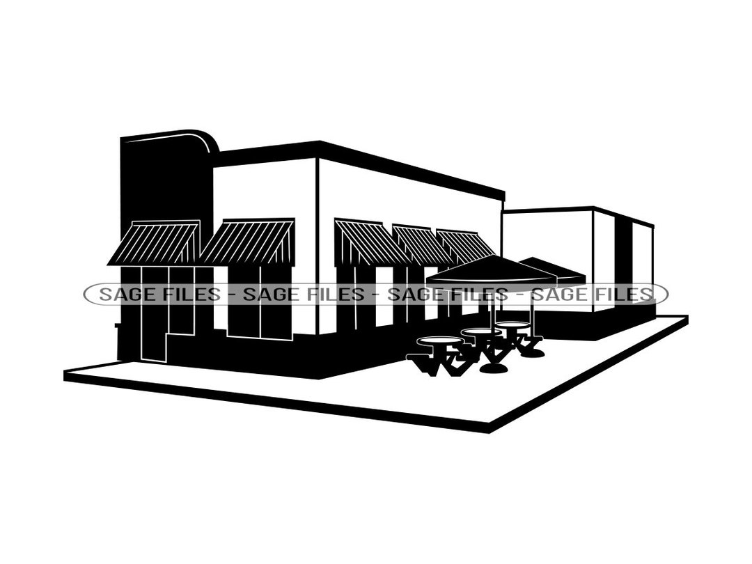 Restaurant 3 SVG, Restaurant SVG, Franchise SVG, Fast Food Svg ...