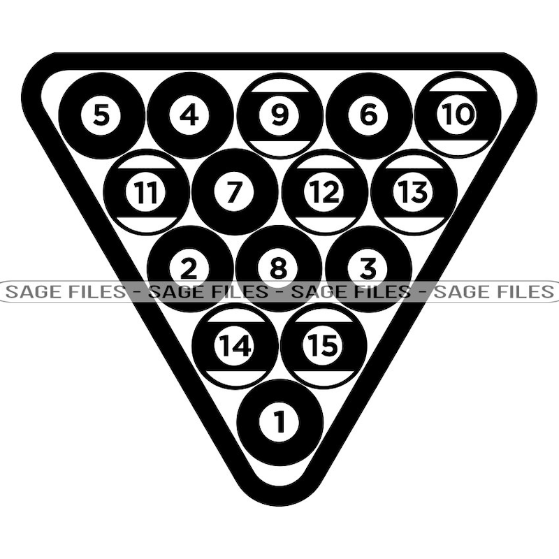 Billiards Svg - Etsy