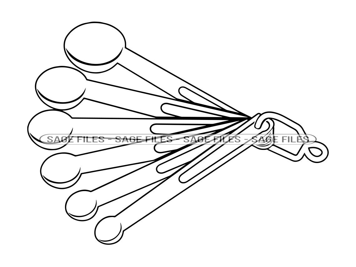 Measuring Spoons Clipart