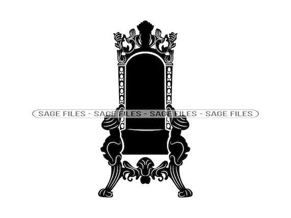 Throne Chair SVG Throne Svg Throne Chair Clipart Throne - Etsy